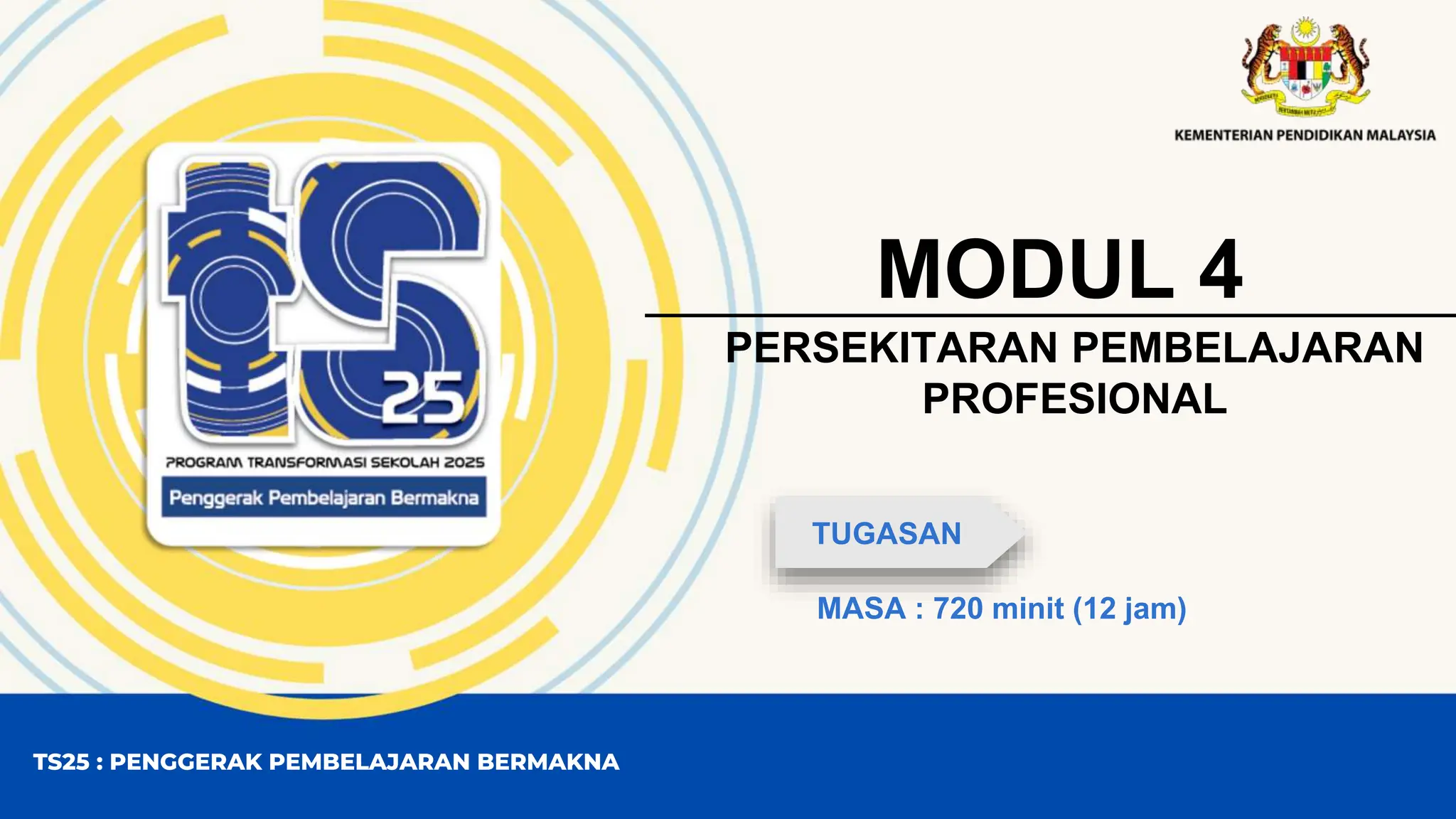 Tugasan Modul 4 Program Transformasi Sekolah 25 | PPTX