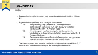 Tugasan Modul 4 Edisi 2023 untuk Tranformasi sekolah | PDF