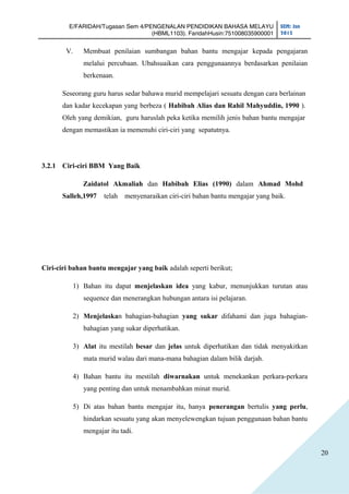 Tugasan pengenalan pend bm 2 | PDF