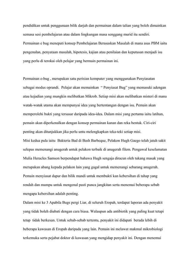 Tugasan refleksi kendiri | DOC