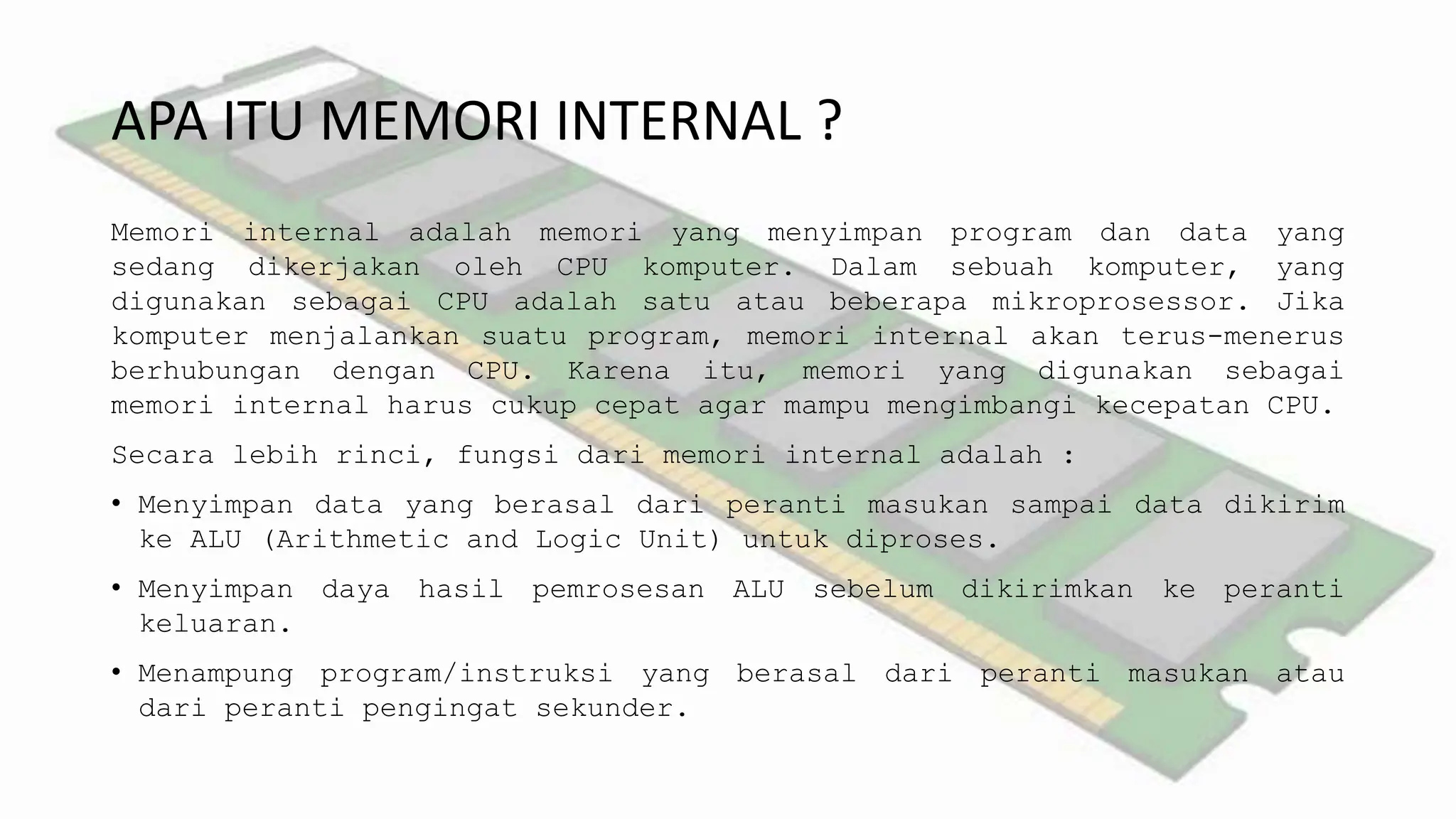memori internal, ram, rom, cache memory.pptx