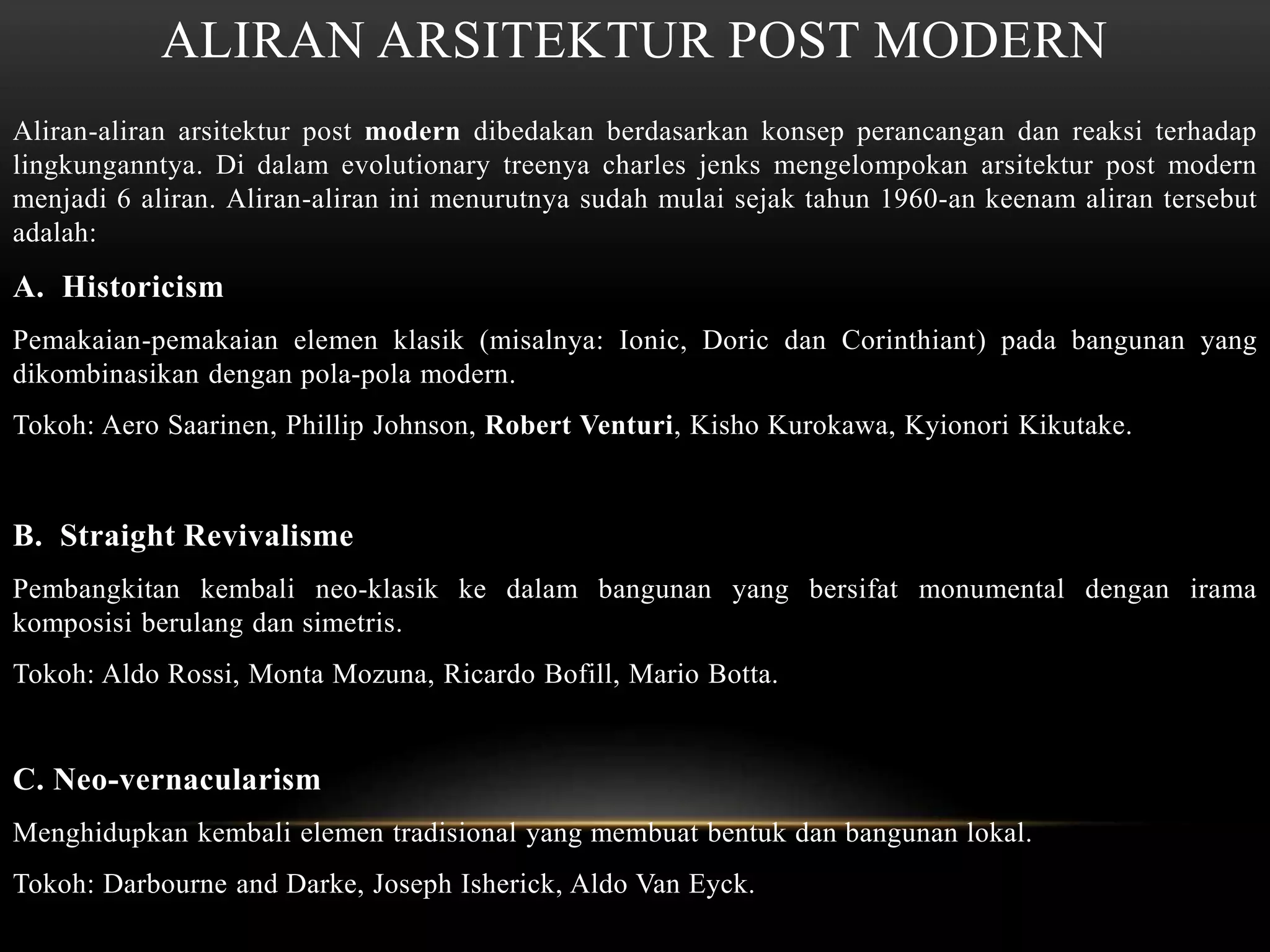 arsitektur barat | PPTX