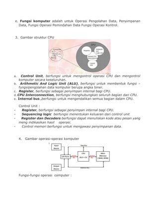 Tugas arsitektur dan organisasi komputer | PDF