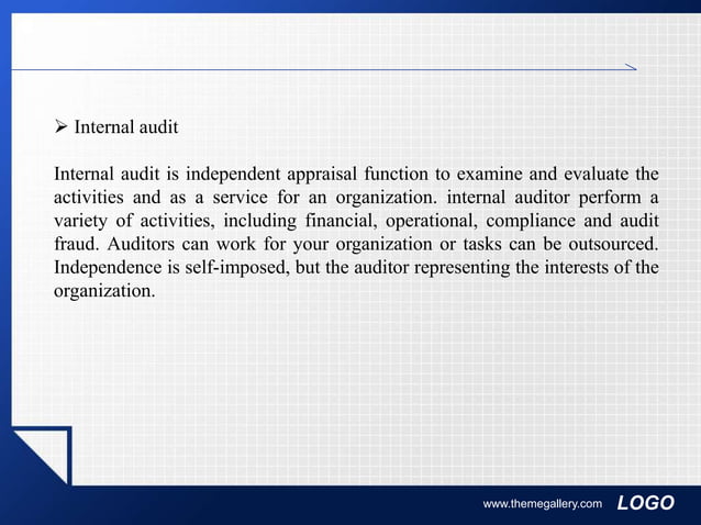 Control and Audit Information System | PPT