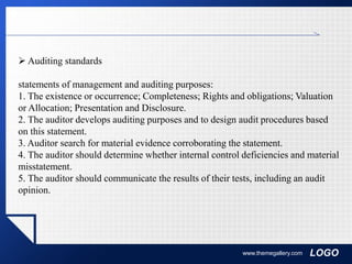 Control and Audit Information System | PPT