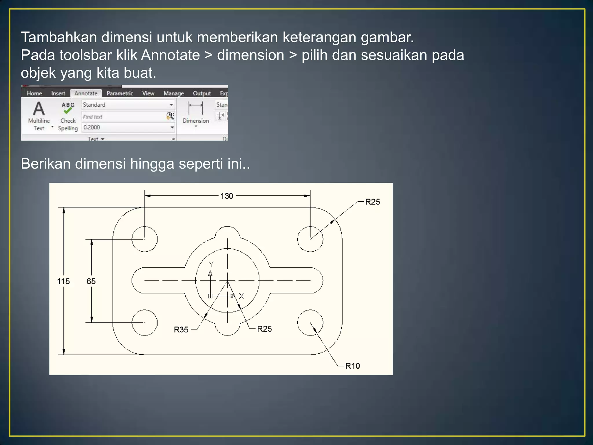 Tugas autocad , gambar 19 | PPTX