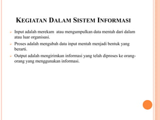 Sistem Informasi Manajemen | PPTX