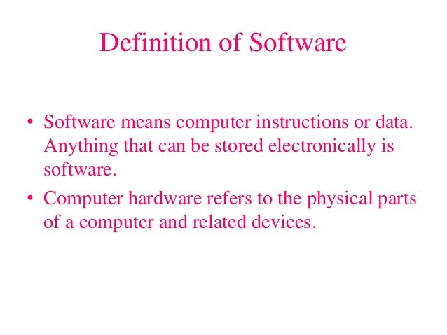 Bahasa Inggris Software and Hardware