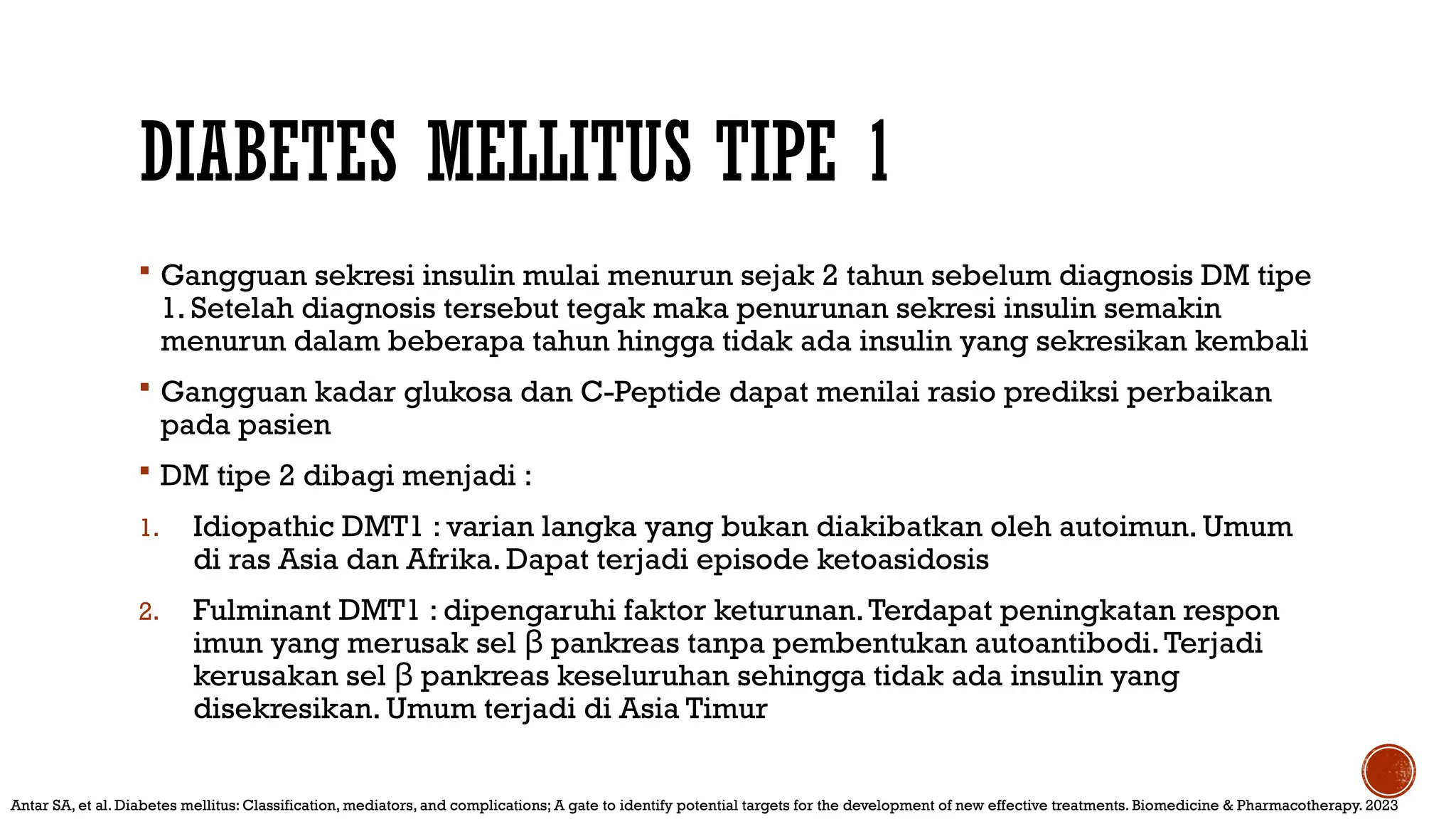 Klasifikasi diabetes mellitus DM klasifikasi | PPTX