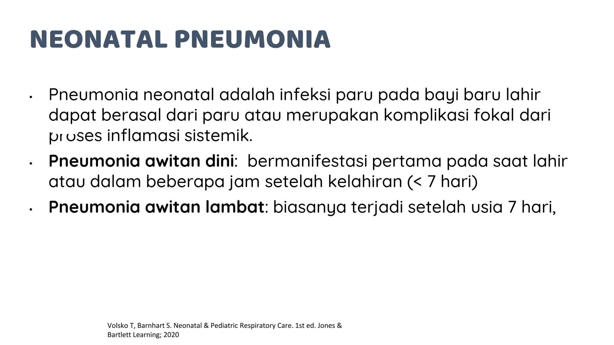 Neonatal Pneumonia in Newborn Neonatal pneumonia | PPTX