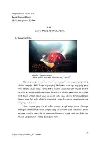 Tugas bahan ajar ipa terpadu model webbed | PDF