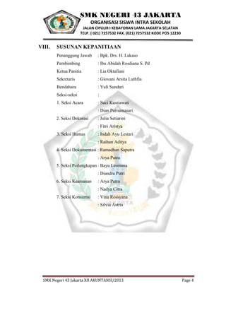 Contoh Proposal Tugas Bahasa Indonesia | PDF