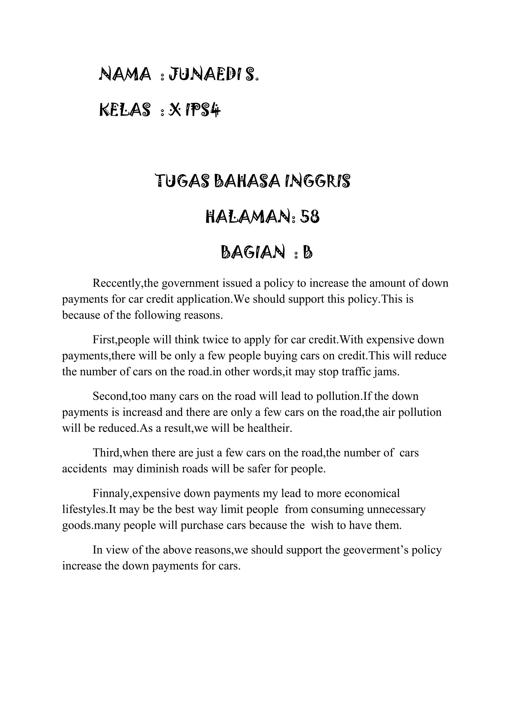 Tugas bahasa inggris | PDF