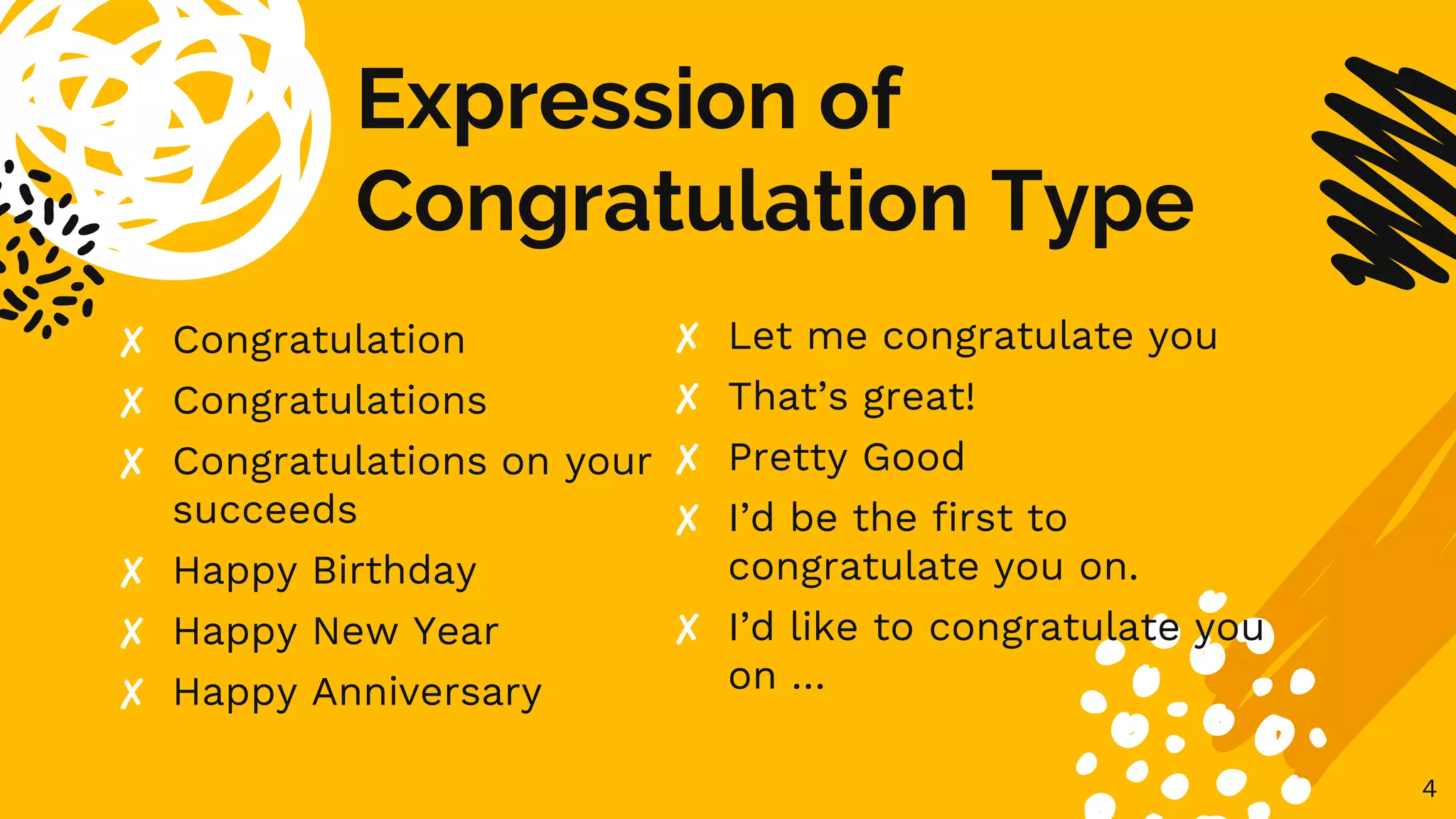 Expressions of Congratulations | PPTX