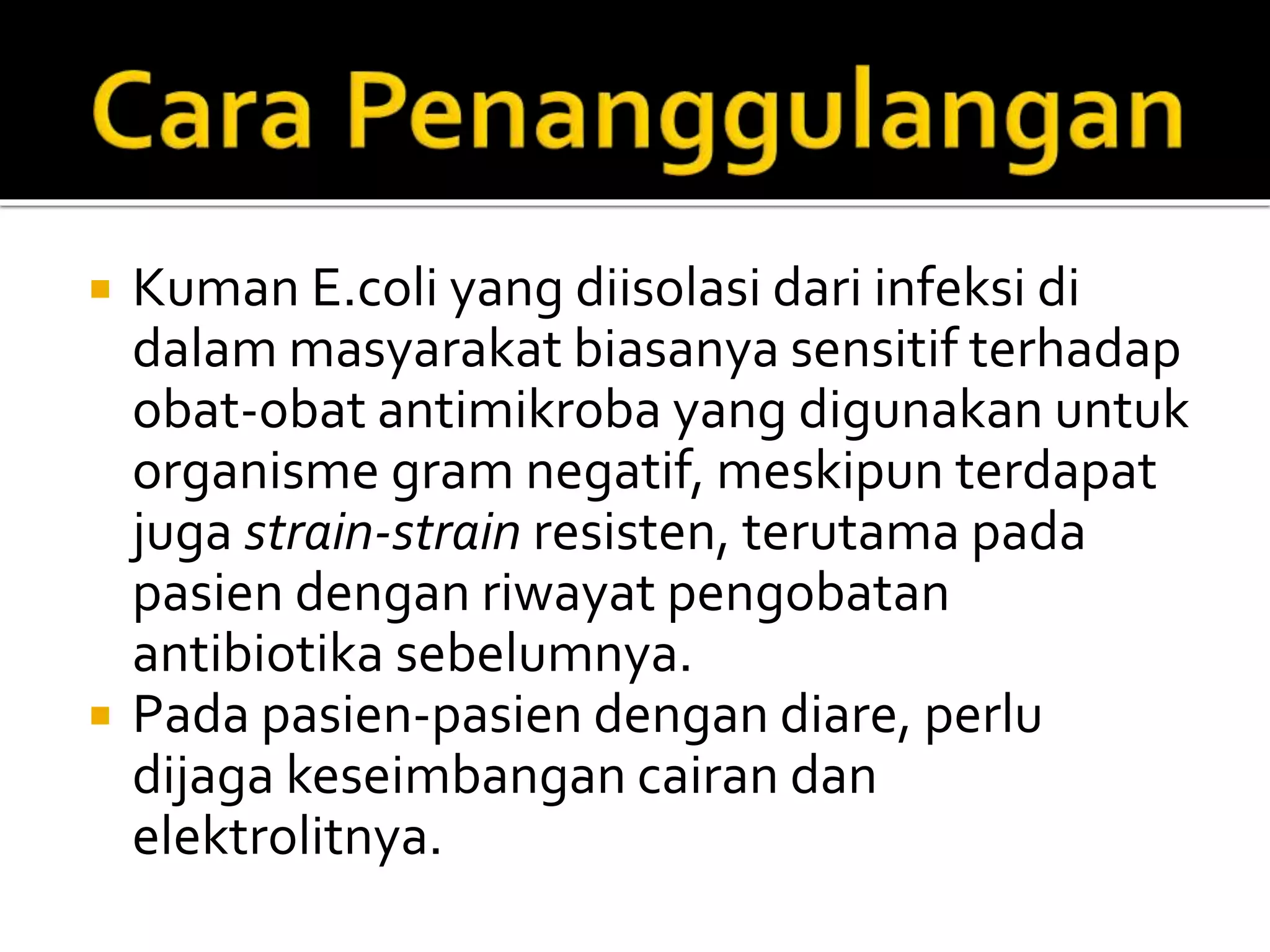 BAKTERI ESCHERIA COLI | PPTX