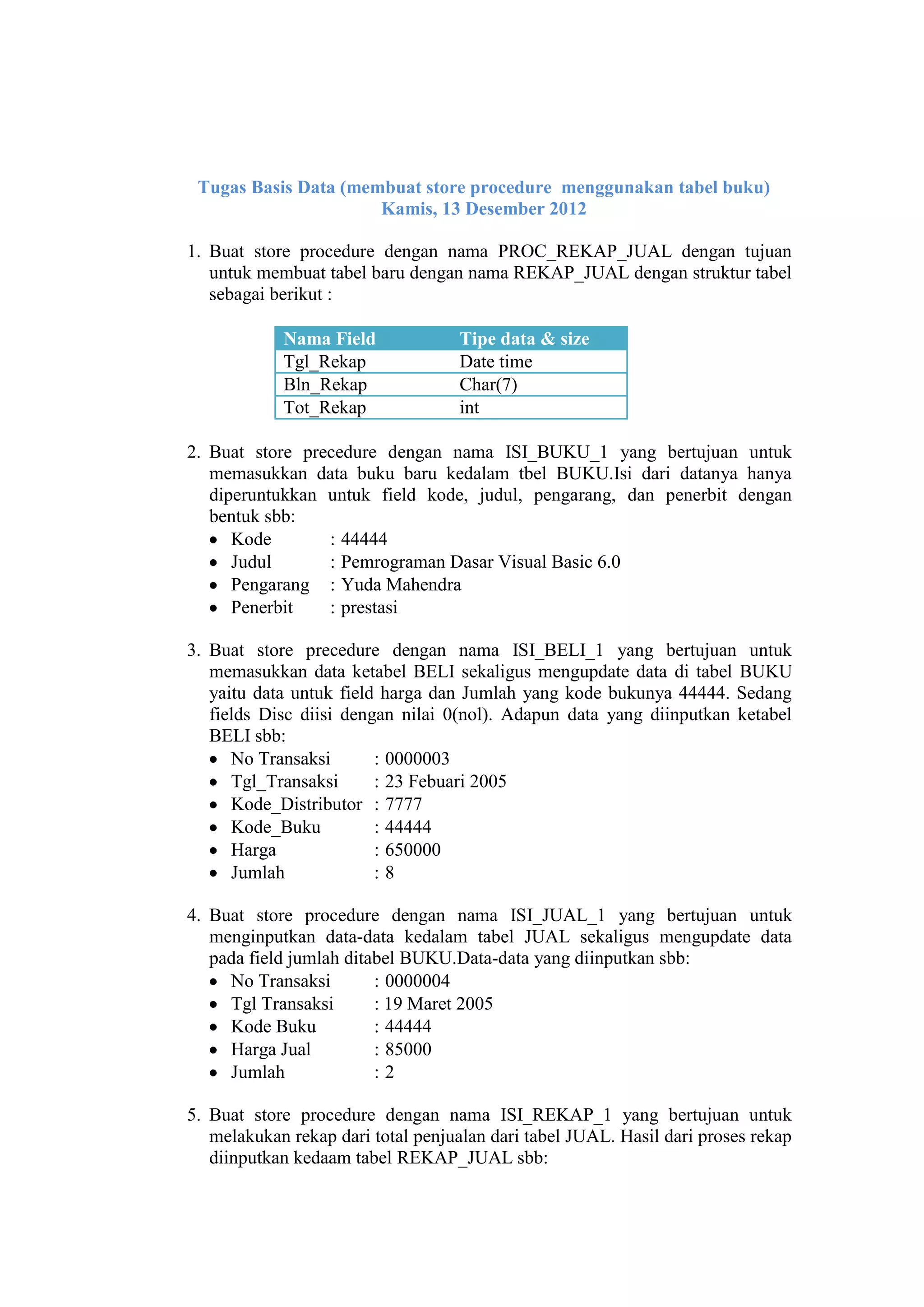 Tugas basis data1 | PDF