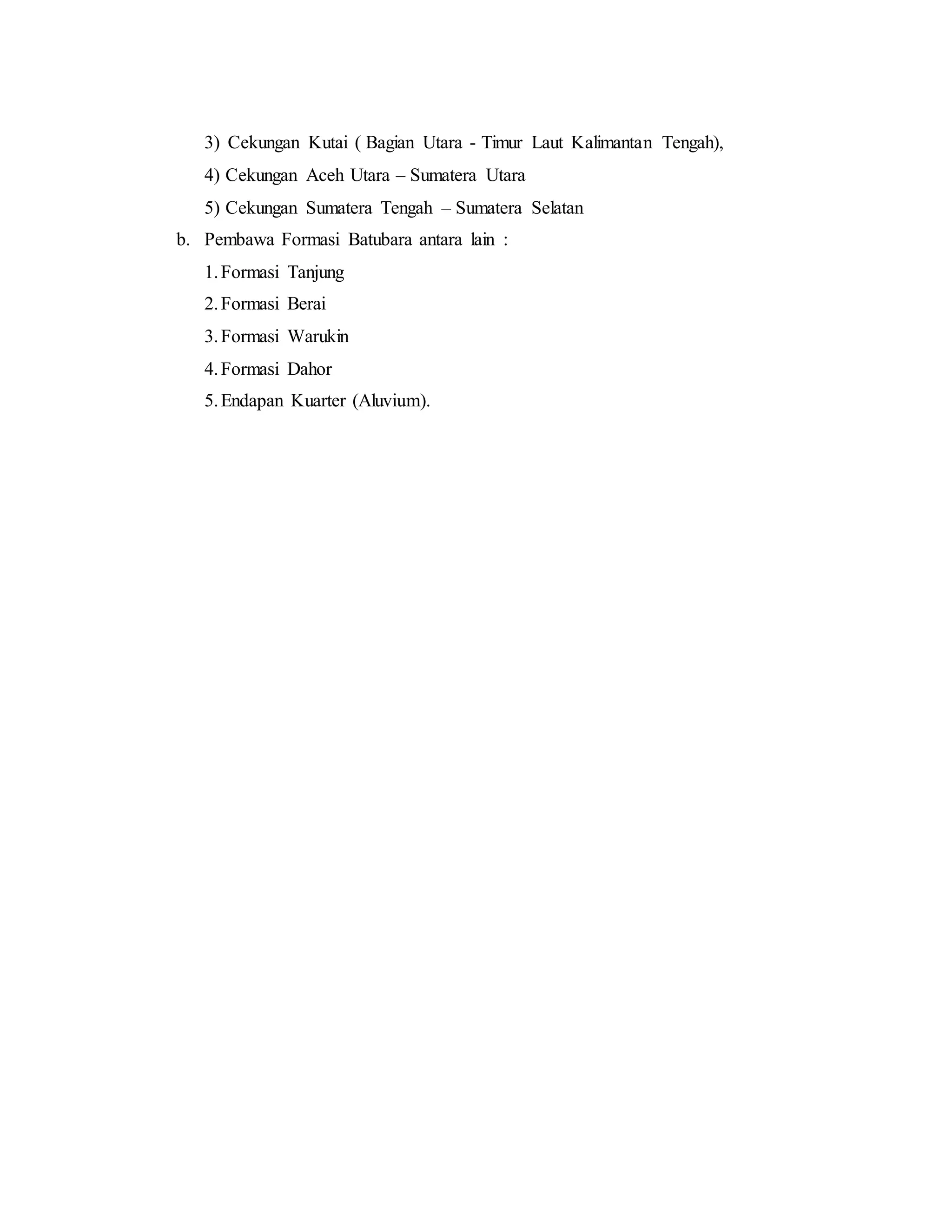 Tugas batubara ii lingkungan dan bentuk endapan batubara, kalsifikasi dan jenis batubara, dan ...