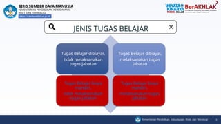 syarat-syarat pegawai untuk ijin-Tugas Belajar | PPTX