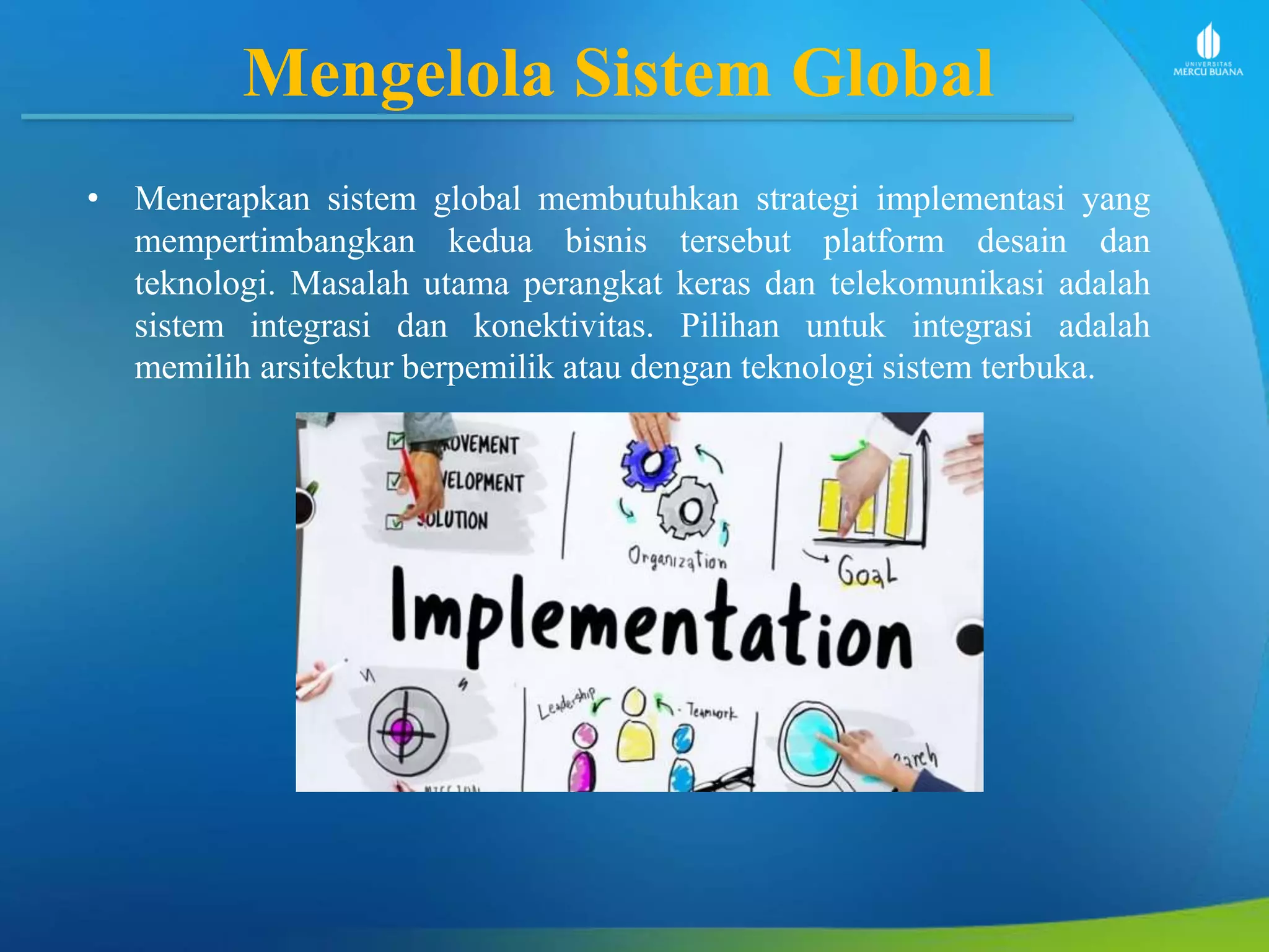 Mengelola Proyek dan Sistem Global | PPT