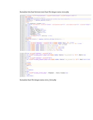Tugas besar (pbw) web sekolah | PDF