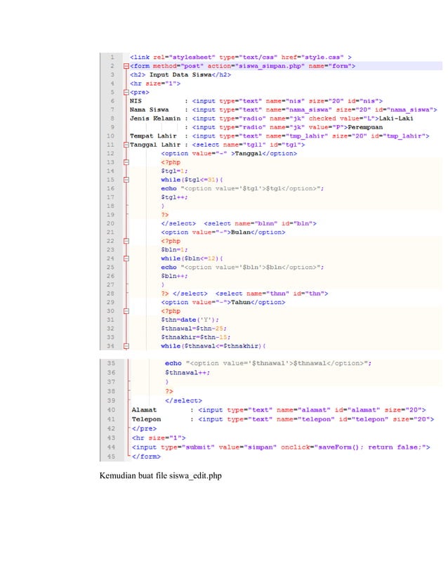 Tugas besar (pbw) web sekolah | PDF