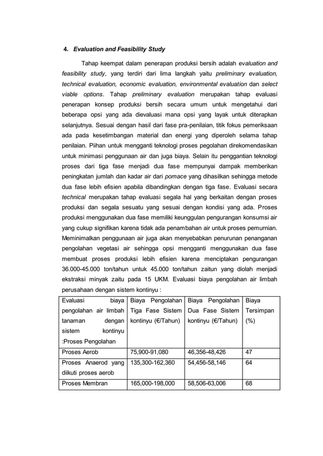 Cleaner Productio Assesment | PDF