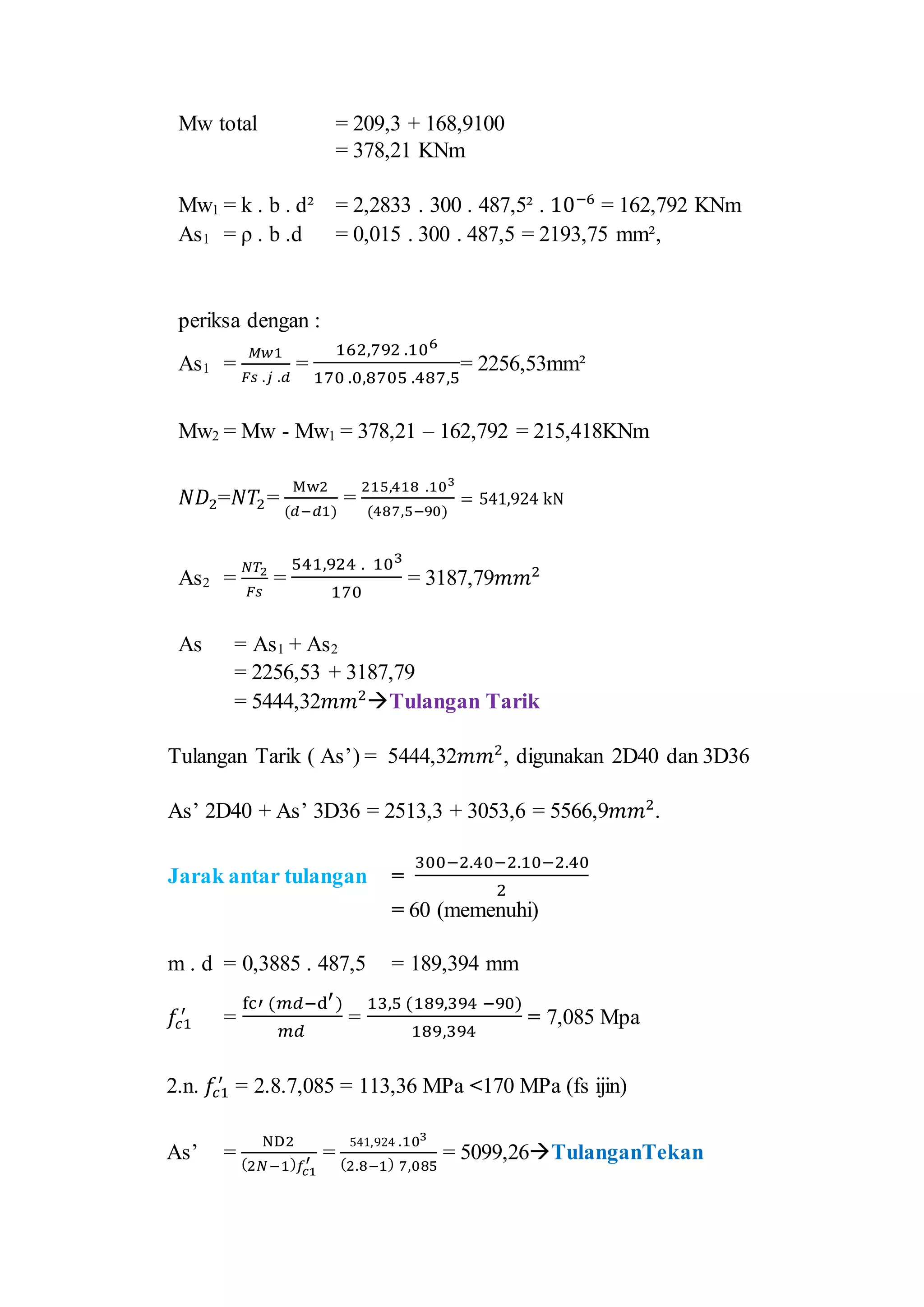Tugas-Tugas Beton 1-10 | DOCX