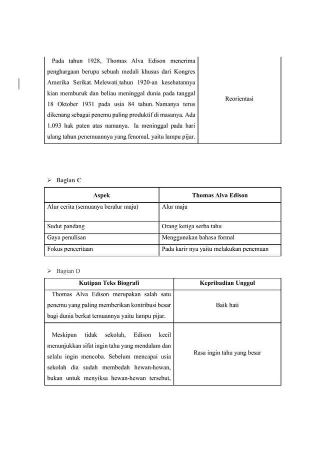 Tugas bi klas 10 | PDF