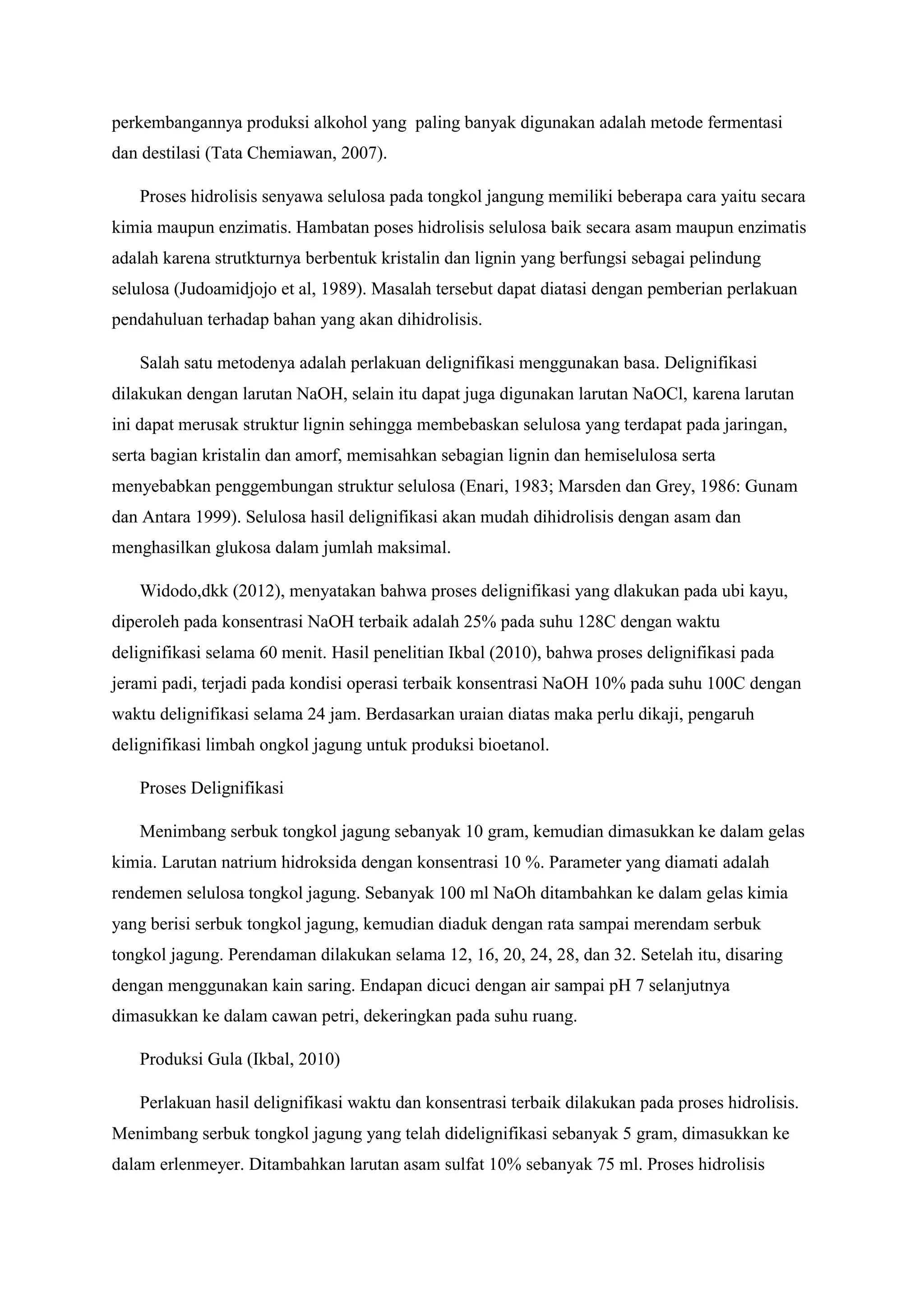 tugas resume jurnal etanol | DOCX