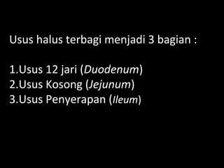 sistem pencernaan bagian usus halus | PPT
