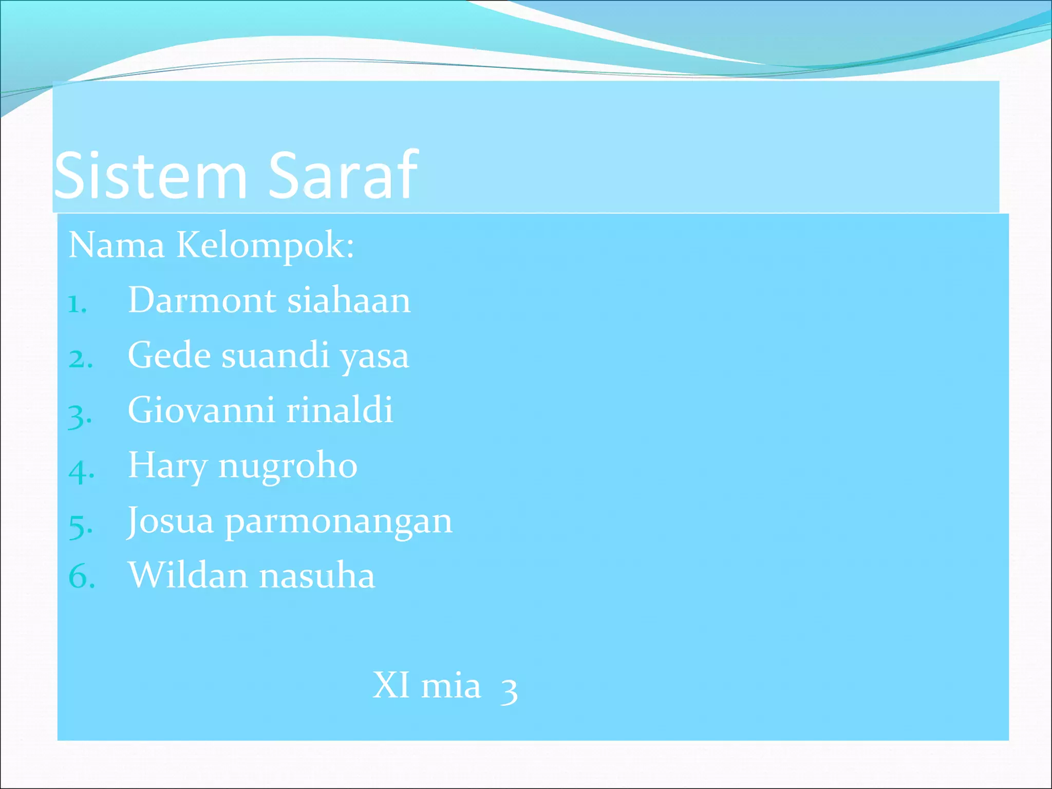 sistem saraf | PPT