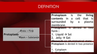Introduction to Protoplasm | PPT