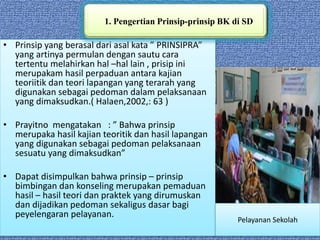BIMBINGAN DAN KONSELING di SD | PPTX