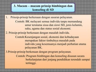 BIMBINGAN DAN KONSELING di SD | PPTX