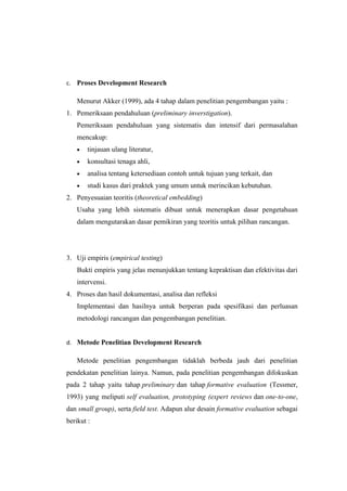 Tugas Perbedaan R & D dan Design research | DOC