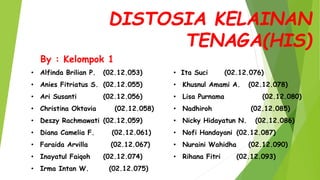 DISTOSIA KELAINAN TENAGA(HIS) | PPTX