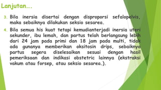 DISTOSIA KELAINAN TENAGA(HIS) | PPTX