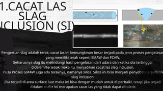 tugas cacat las welding defect secara sederhana | PPTX