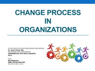 Change Process in Organizations | PPTX