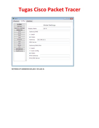 Tugas cisco paket ilham amsori | PDF