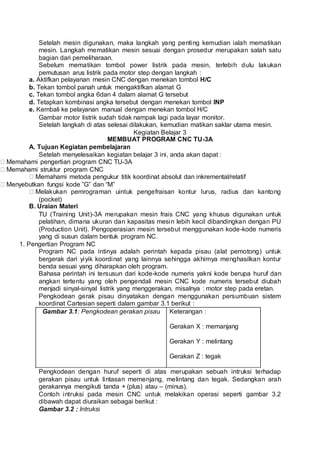 Tugas cnc email harlin | DOCX