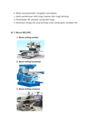 Tugas cnc email harlin | DOCX