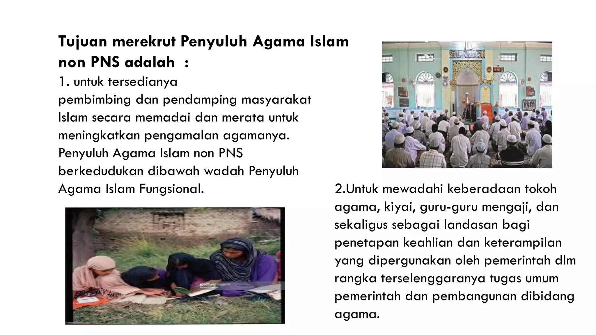 Tugas dan fungsi penyuluh agama non pns 2019 | PDF