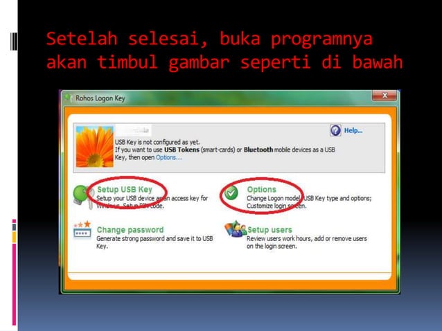 cara membuat flashdisk menjadi kunci komputer | PPT