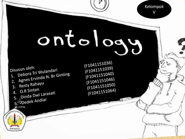 Tugas dds 4 kel v (ontologi) | PPT
