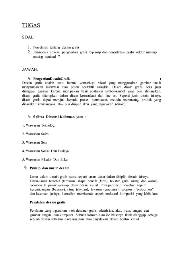 Tugas desain gambar | DOCX