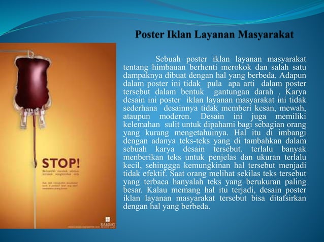 Tugas desain poster yang jelek | PPTX