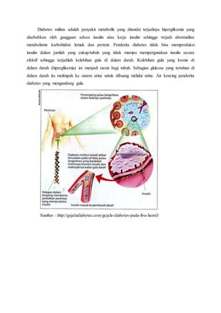 mekanisme diabetes kaitan biologi dan kimia | DOCX
