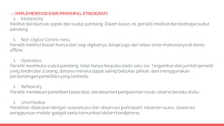 Tugas Digital Etnografi 2 | PPT