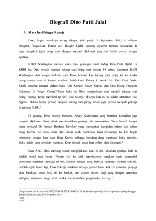 Tugas diplomin dino patti djalal | DOCX